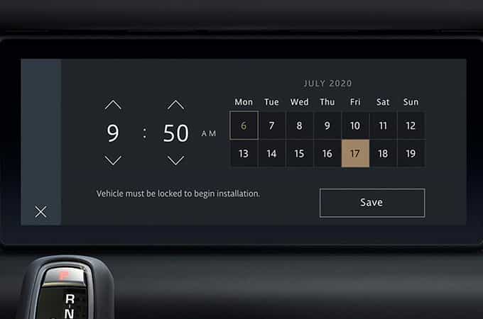 Wireless Software Over The Air (SOTA) Updates | Land Rover